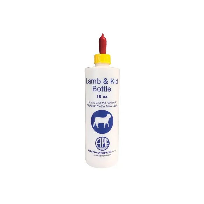 Agri-Pro Lamb Bottle with Pritchard Flutter Valve Nipple [16oz]