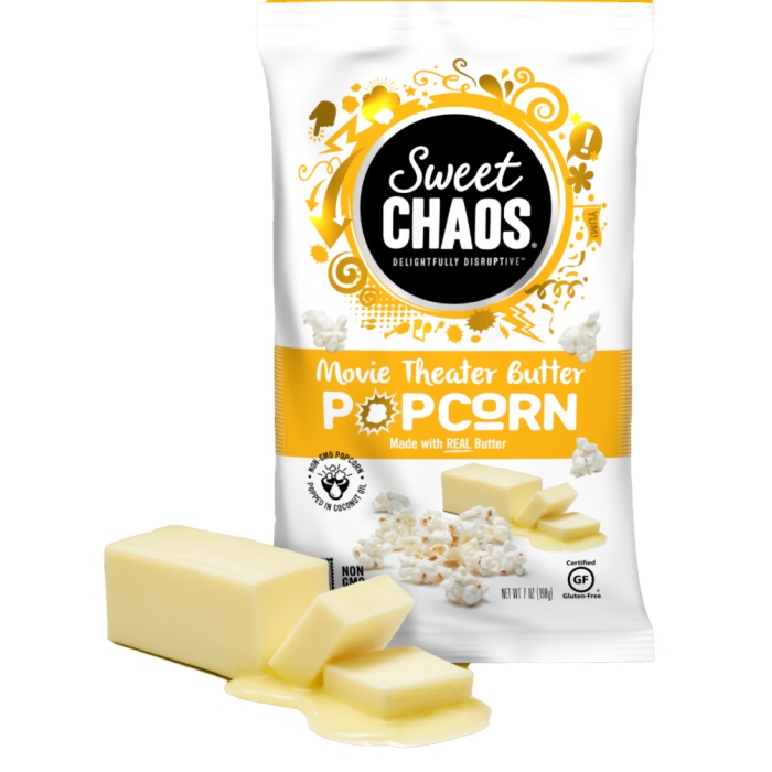 Sweet Chaos Movie Theater Butter Popcorn [7oz]