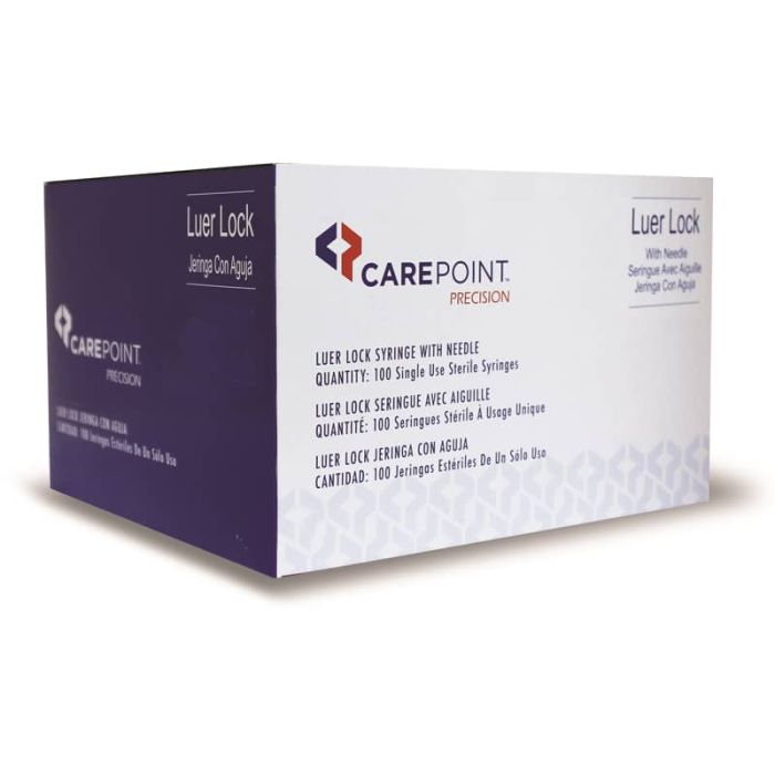 Carepoint Luer Slip Syringe and Needle Soft Pack [3 mL 20x1.5]