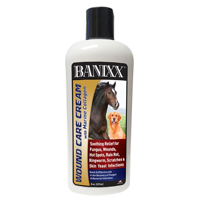Banixx Wound Care Cream with Marine Collagen [8 oz]