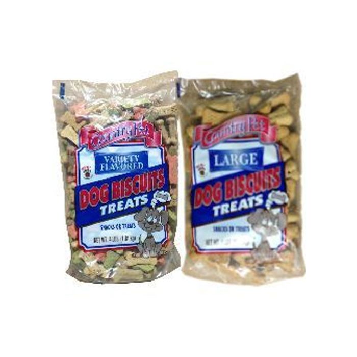 Country Pet 0112 Large Dog Variety Flavored Dog Biscuit [4 Ib] (6 ct)