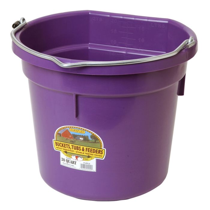 Flatback Bucket P20FB (Purple) [20 qt]