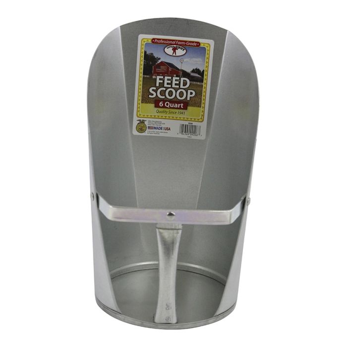 Galvanized Feed Scoop [6 Quart]
