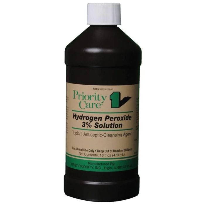 Hydrogen Peroxide 3% [16 oz]