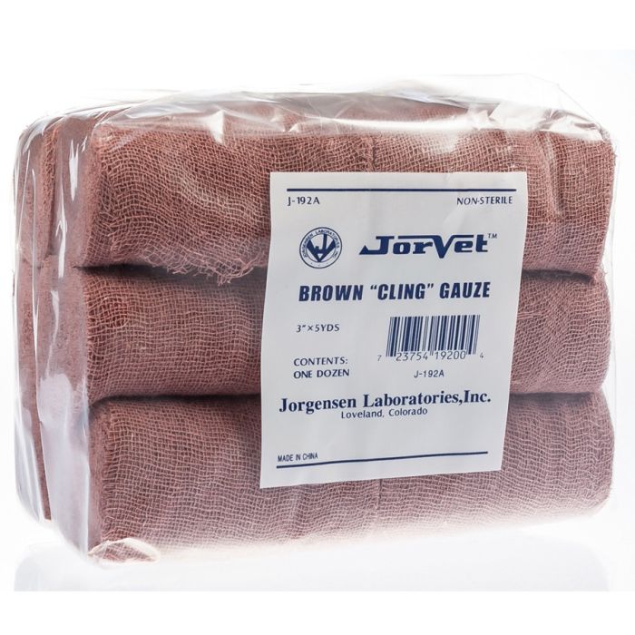 Jorgensen J0192A Guaze Wrap [Brown] (3" x 5 yd) (12 ct)