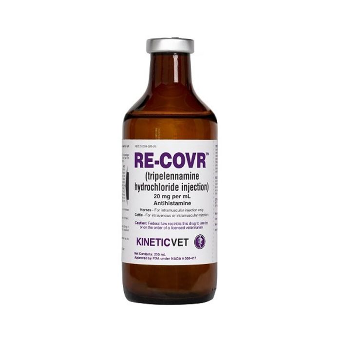 Kinetic Vet - 2004-07-00 - Re-Cov]r Antihistamine Injection - (250 mL)