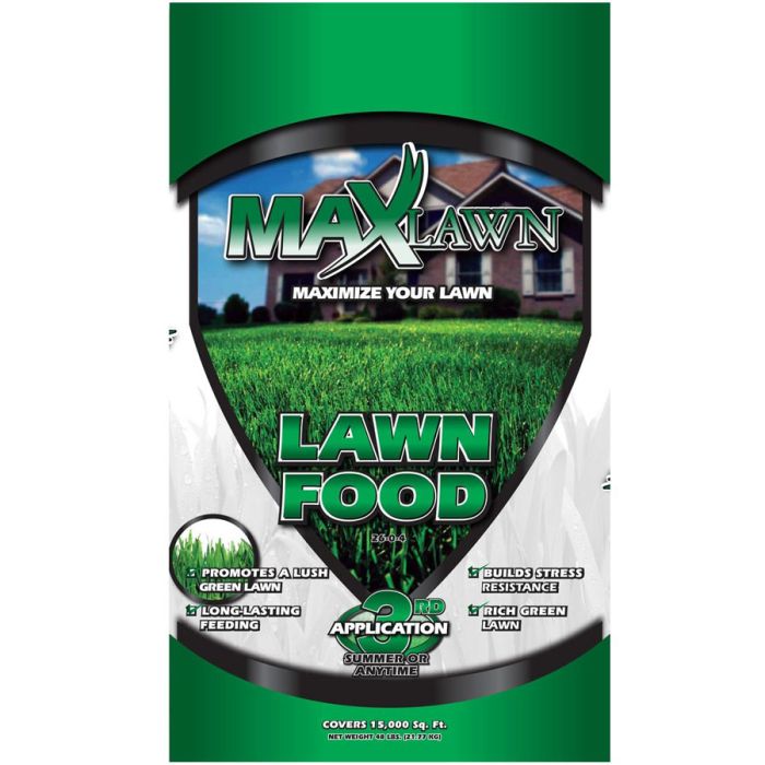 MaxLawn Lawn Food Fertilizer 26-0-4 [48 lb]