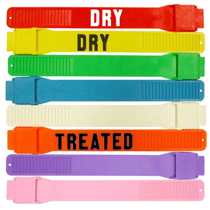 Multi-Loc Blank Leg Bands [Purple] (10 Count)