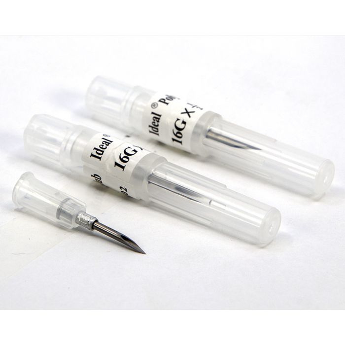 Neogen 9319 Ideal Poly Hub Disposable Needle [16 x 0.5'] (100 ct)