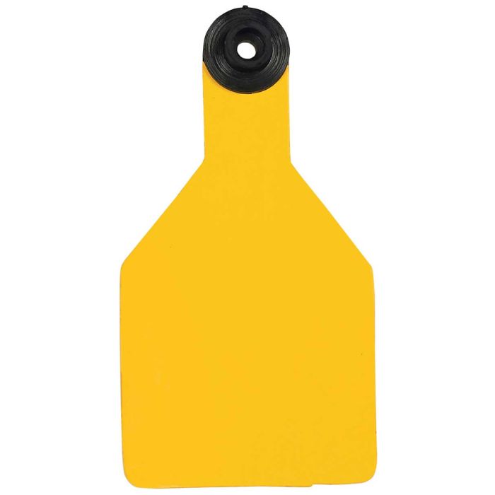 Ritchey 5003924 Blank Medium Ear Tag [Yellow/Black] (25 ct)