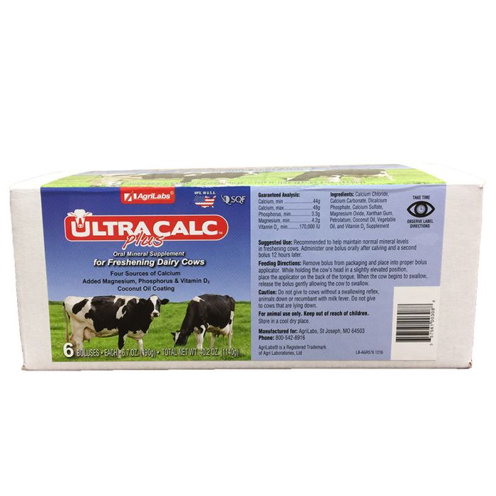 Ultra Calc Plus Calcium Bolus 190 MG 6 Count