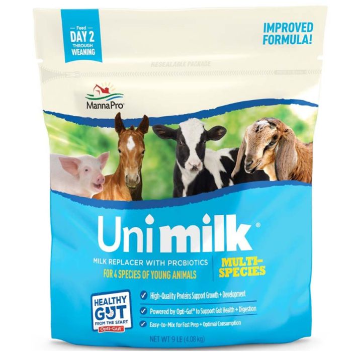 Unimilk Milk Replacer w/Probiotics [9 lb]