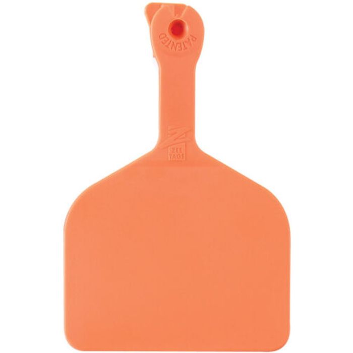 Z Tag 700 2500-287 Blank One Piece Feedlot Ear Tag [Orange] (50 ct)