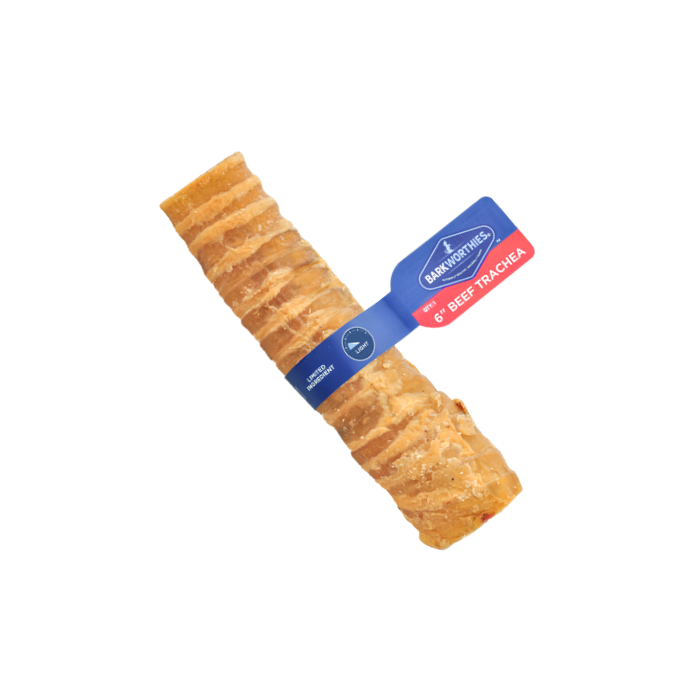 Barkworthies Beef Trachea Dog Chew [6"]