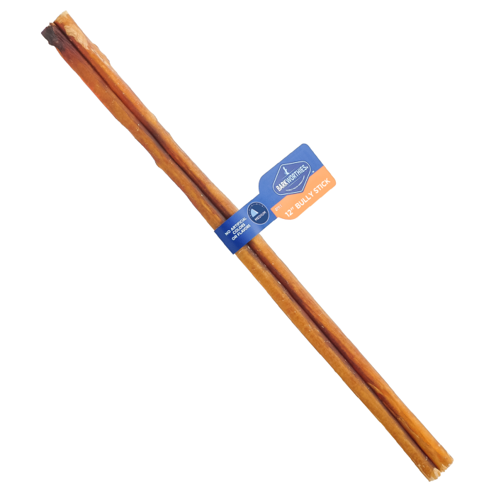 Barkworthies Mini Bully Stick Dog Chew [12"]