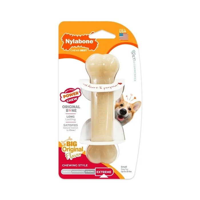 Nylabone Power Chew Original Flavor Dog Chew Toy [Small]