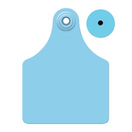 Allflex Ear Tags Female & Button Maxi Blue Blank 25 Count