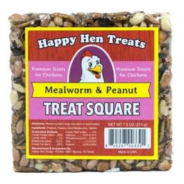 Happy Hen Treats Square Mealworm and Peanut [6 cs]