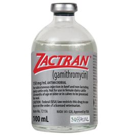 Zactran (gamithromycin) for Beef & Non-Lactating Dairy Cattle